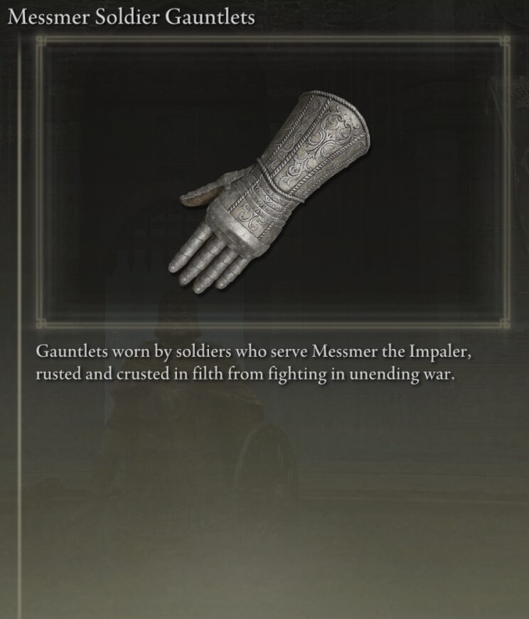 Shadow of the Erdtree All Messmer's Soldiers Armor Sets and Equipment ...