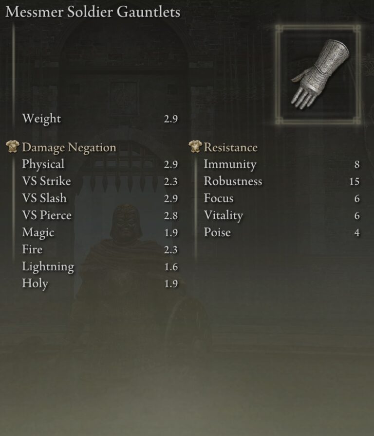 Shadow of the Erdtree All Messmer's Soldiers Armor Sets and Equipment ...