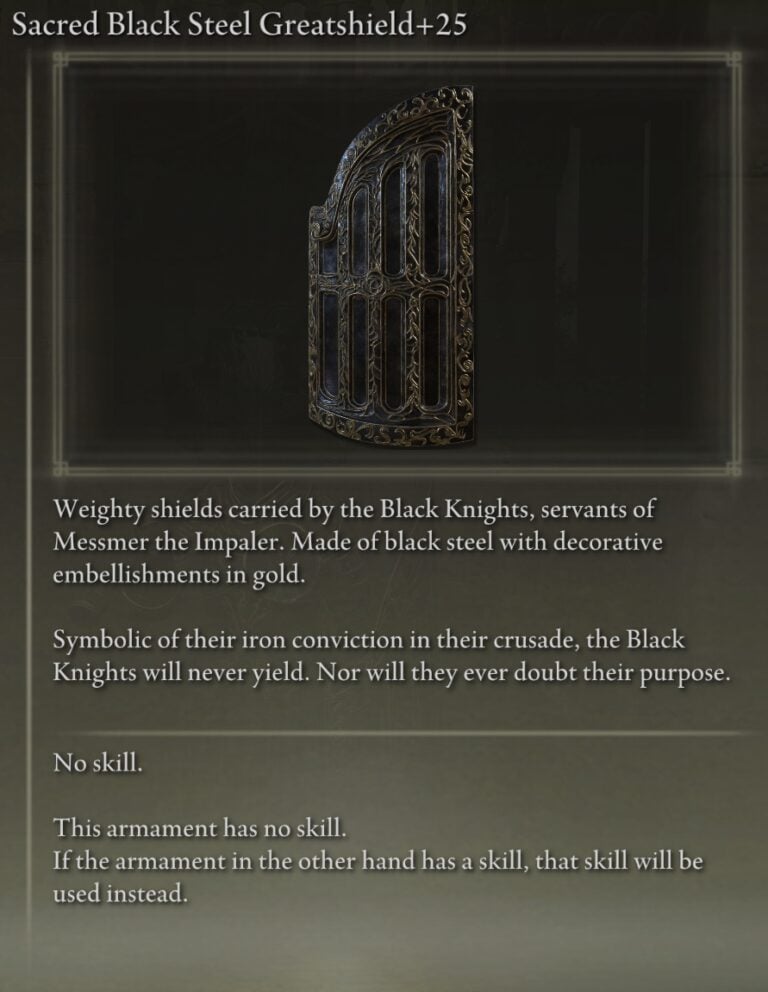 Black Knight Armor Set and Weapons: Overview & Stats - VULKK.com