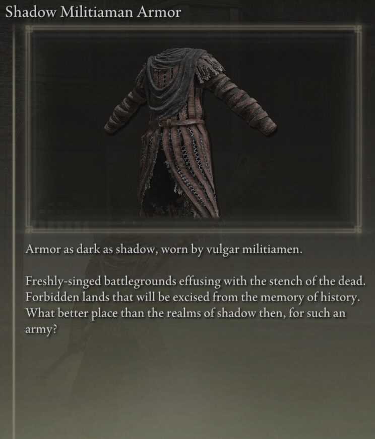 Shadow of the Erdtree All Messmer's Soldiers Armor Sets and Equipment ...