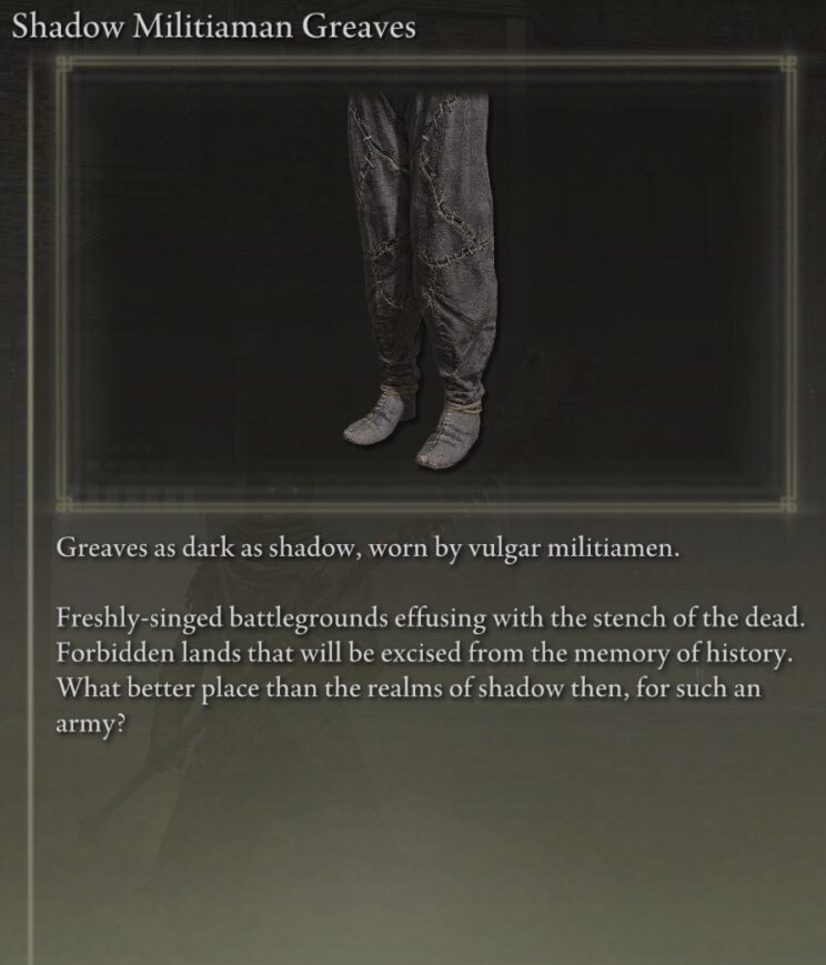 Shadow of the Erdtree All Messmer's Soldiers Armor Sets and Equipment ...