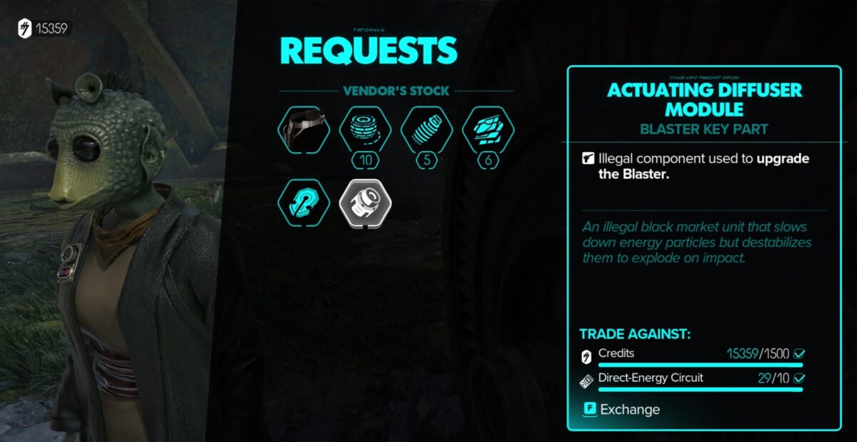 Blaster Modules and Key Parts: Star Wars Outlaws Guide - VULKK.com