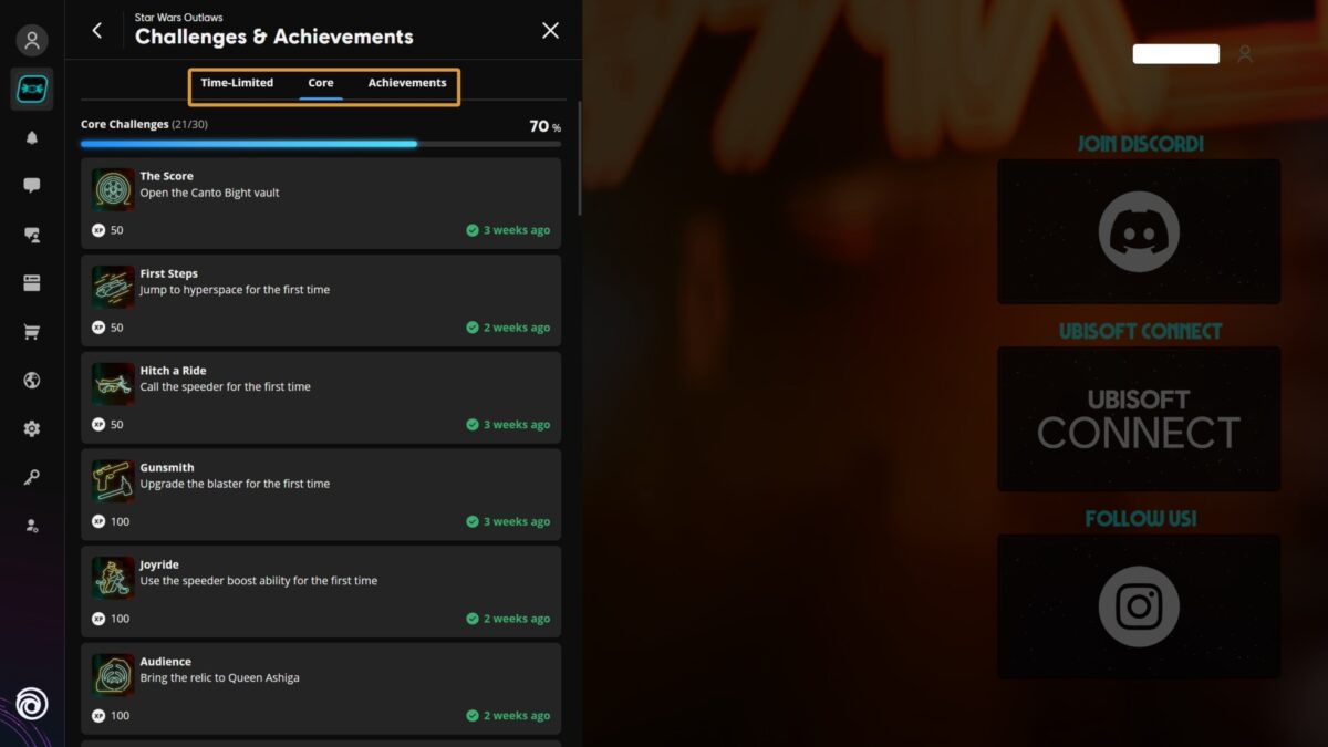 Star Wars Outlaws Achievements and Core Challenges Guide - VULKK.com