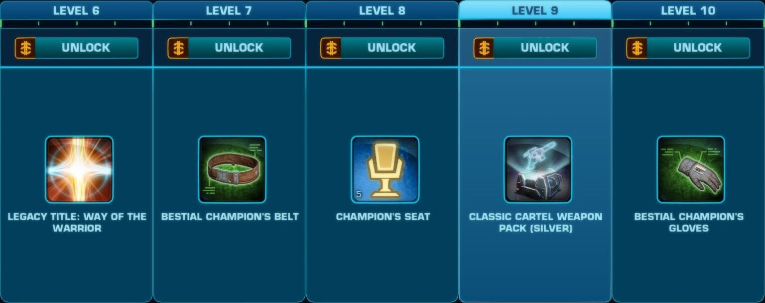SWTOR PvP Season 8 Rewards List and Overview - VULKK.com