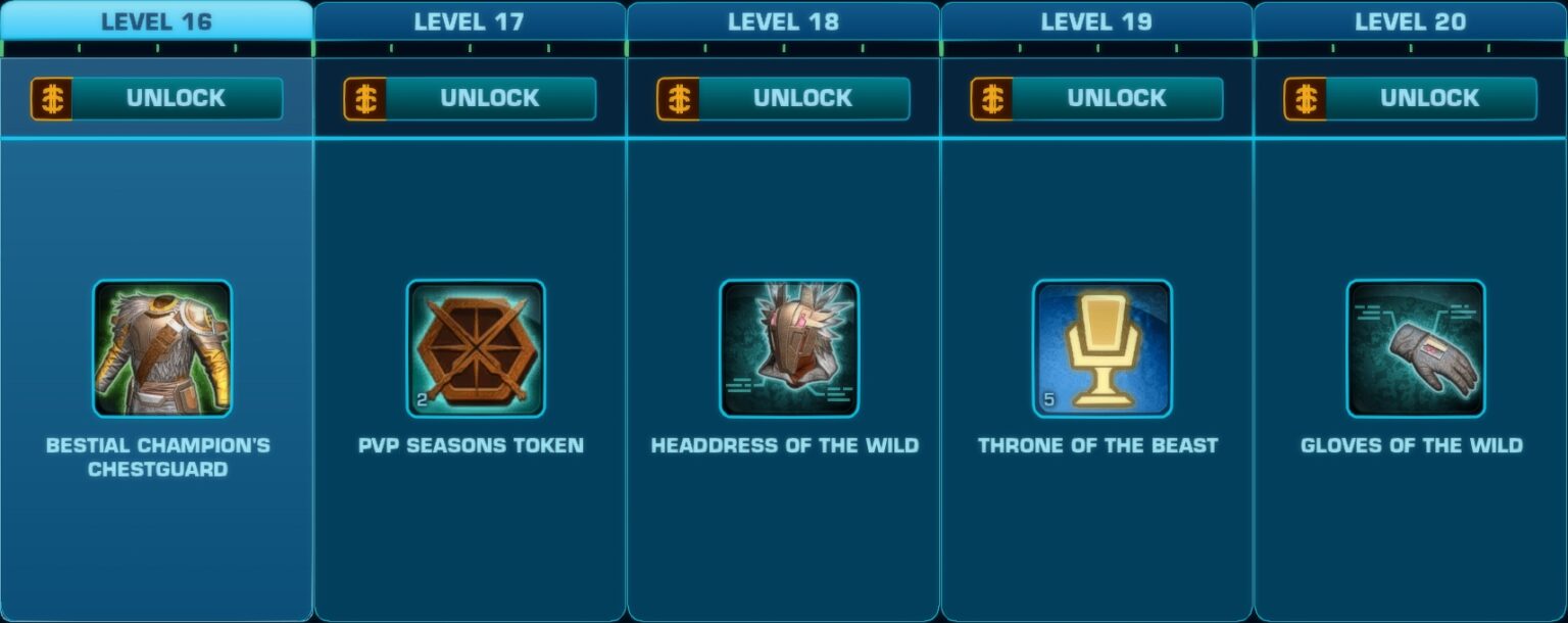SWTOR PvP Season 8 Rewards List and Overview - VULKK.com