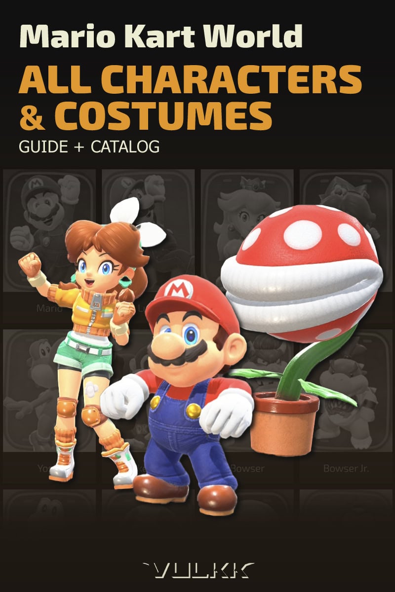 All Unlockable Characters and Costumes in Mario Kart World - VULKK.com