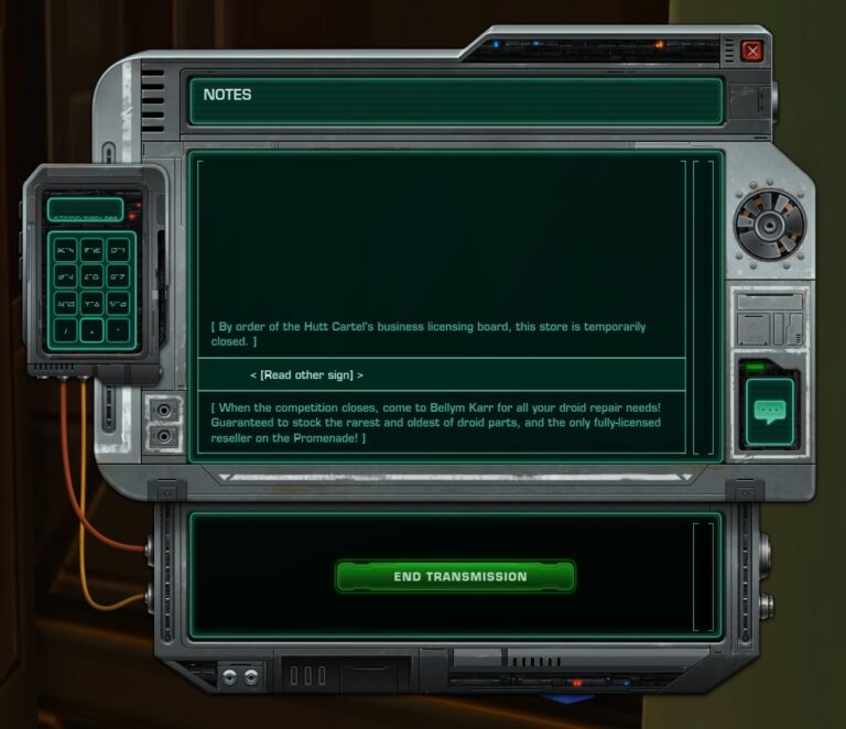 SWTOR The Library of Nul Mission Walkthrough - VULKK.com
