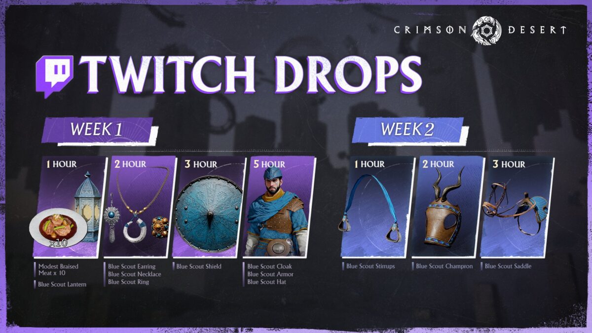 How to Earn Crimson Desert Twitch Drops and All Current and Past ...